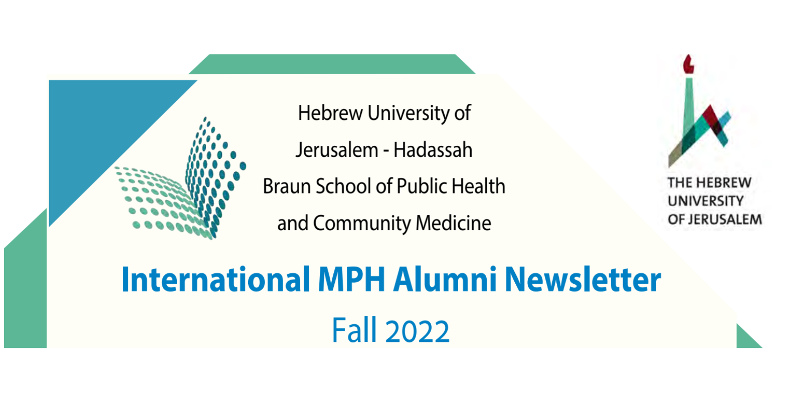 The Fall 2022 Flagship Programme, International Master of Public Health ...